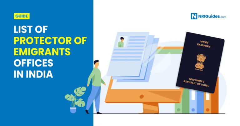 List of Protector of Emigrants Offices in India (2023)